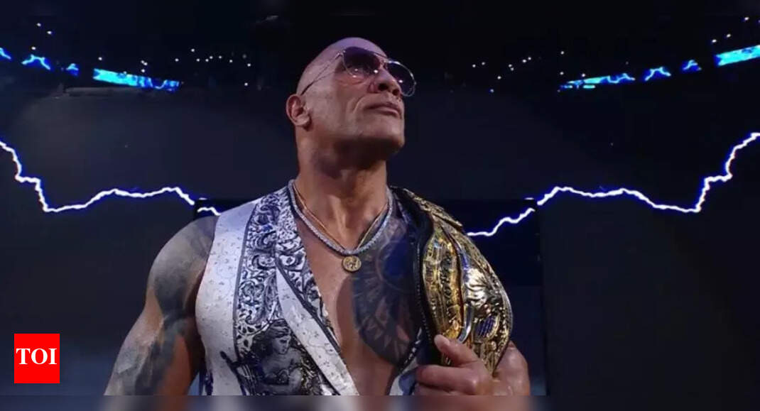 The Rock is back : "Final Boss" appears at the end of WWE Bad Blood ...