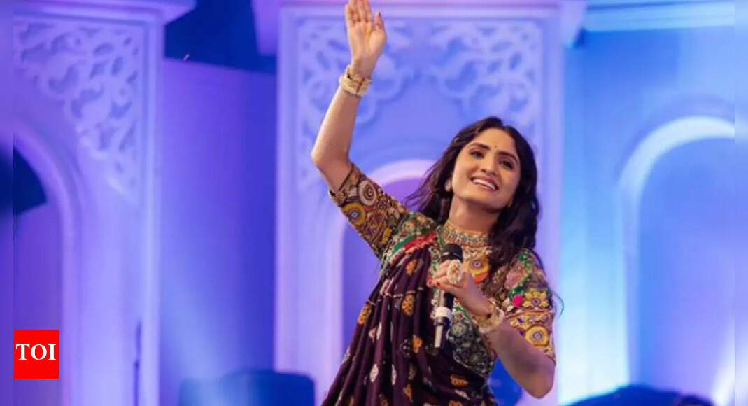 Geeta Rabari sets the stage on fire with her energetic Garba ...