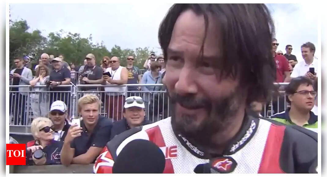 Keanu Reeves escapes injury during pro auto racing debut | - Times of India
