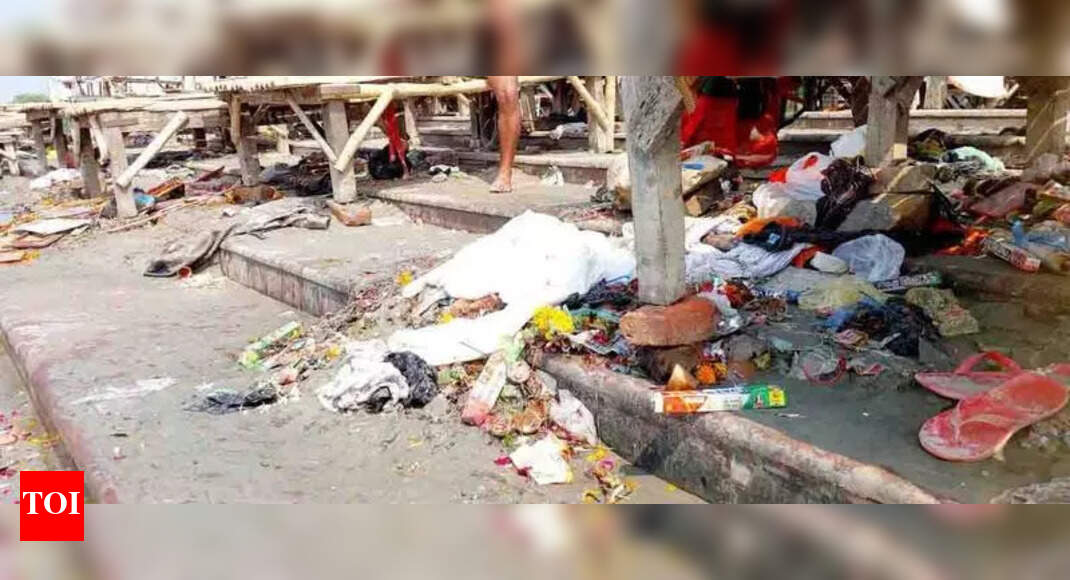 Shringverpur Dham: Filthy State of Shringverpur Dham Ghat Poses Serious ...