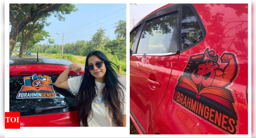 Bengaluru CEO gets 'Brahmin genes' stamped on car: '...a torchbearer of ...