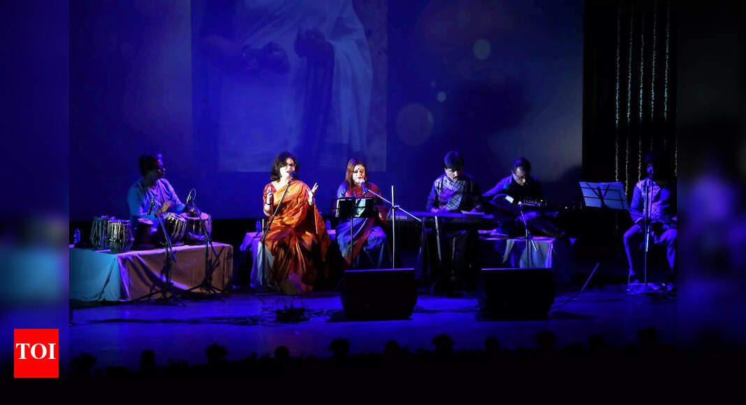 Kolkata witness an audio-visual show of Tagore's songs | Bengali Movie ...