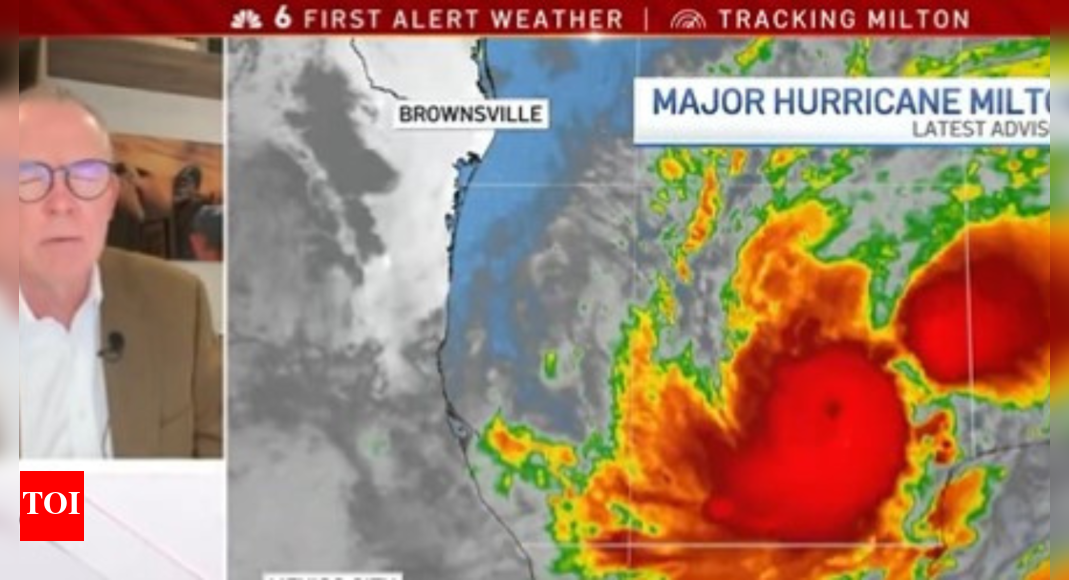 Hurricane Milton Latest News: Watch: Florida weatherman breaks down on ...