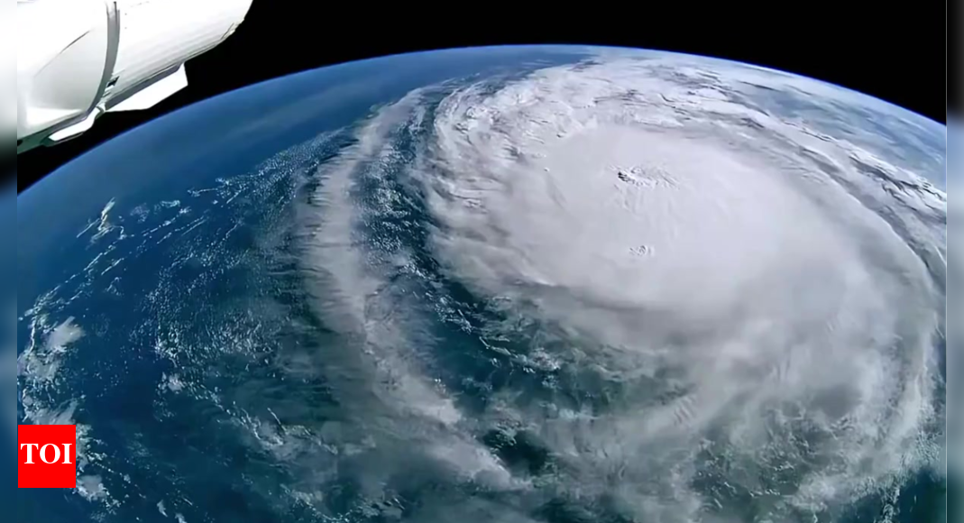 Stunning images from space show Hurricane Milton swirling over Earth ...