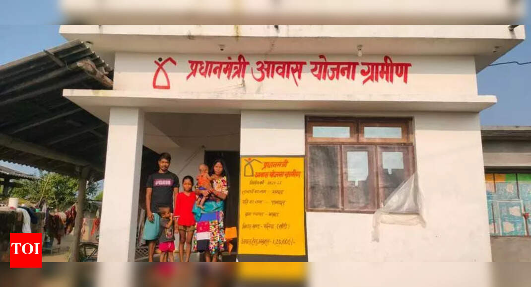 PMAY: Transforming Lives: PMAY Homes Empower Women of the Tharu Tribe ...