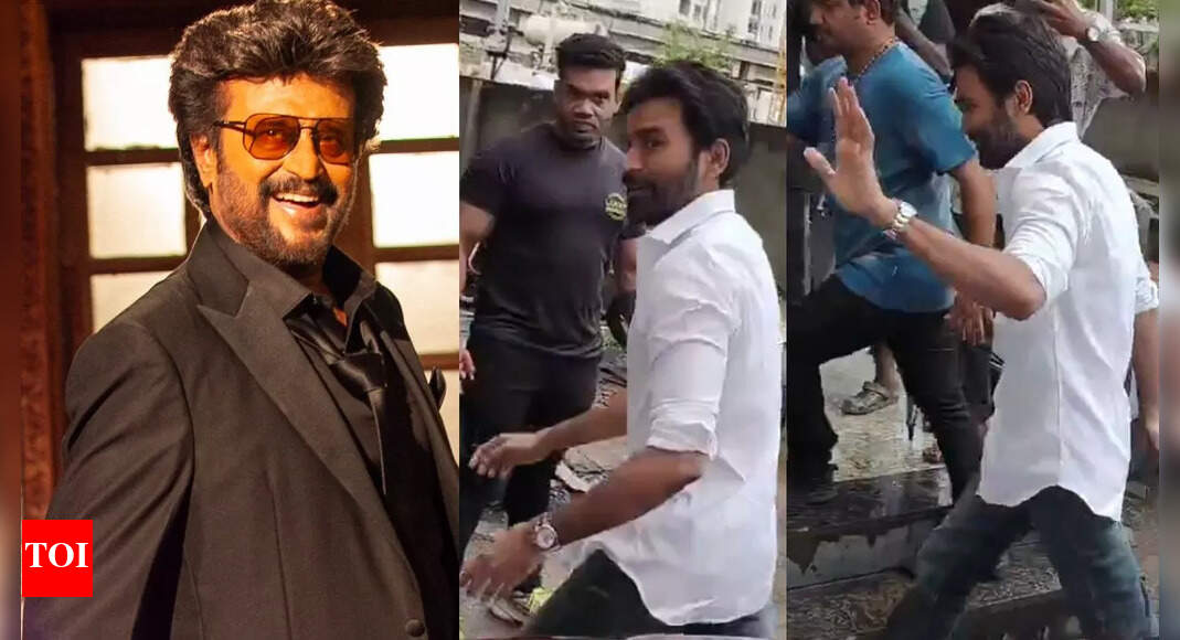 Dhanush watches 'Vettaiyan' FDFS along with Aishwarya | Tamil Movie ...