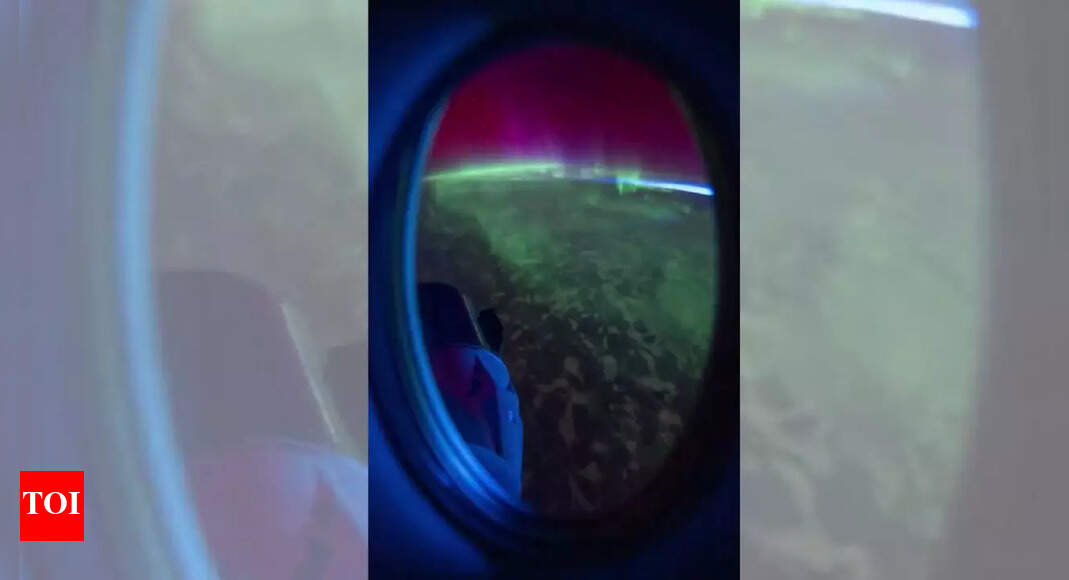 Watch: Stunning red and green aurora time lapse video captured by NASA ...