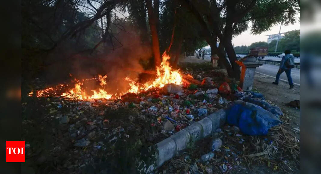 Gurgaon Suffers as Garbage Burning Pollutes Air Quality | Gurgaon News ...