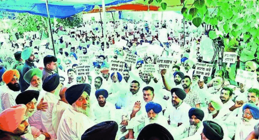 SAD Demands Cancellation of Panchayat Elections Amid Congress Protests ...