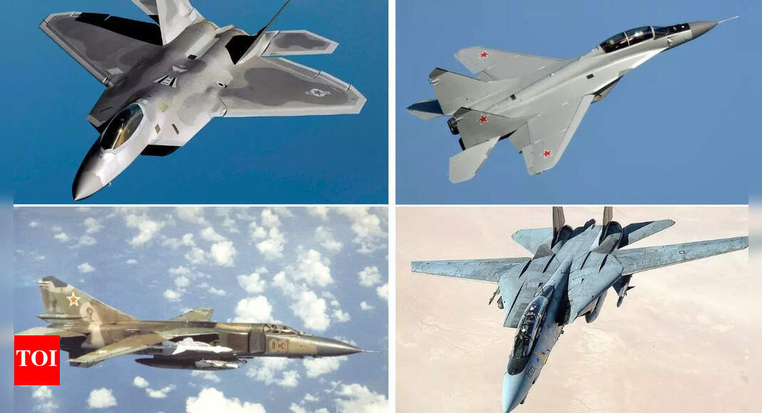 Discover the 10 fastest jets in the world | World News - Times of India