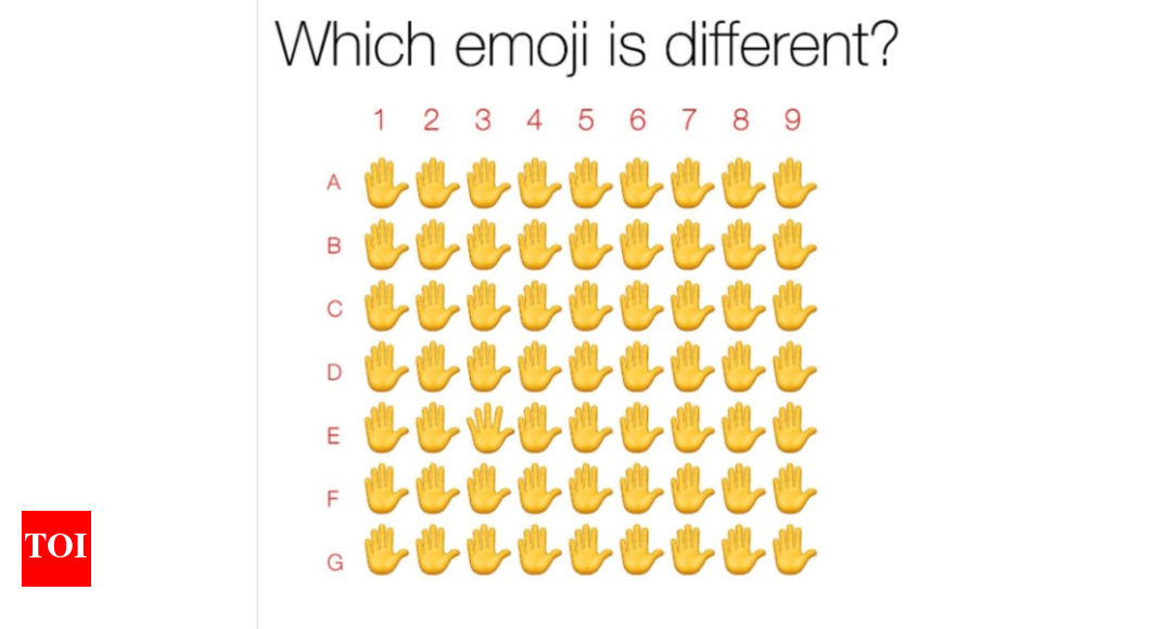 Optical Illusion: Only the intelligent ones can identify the odd emoji ...