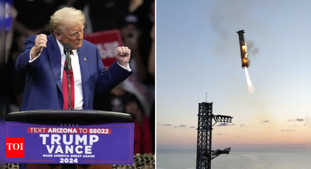 'Did you see the way that sucker landed?': Trump on SpaceX's successful ...