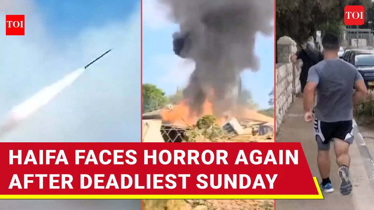 Deadly Attack On Haifa Again; Video Shows Israelis Running For Life As ...