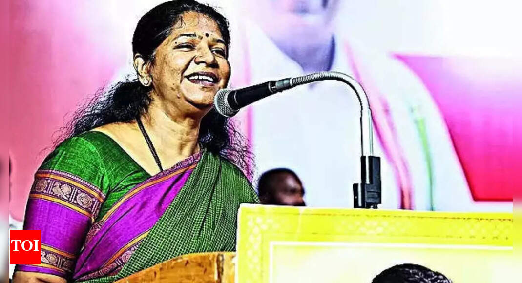 BJP: DMK's Kanimozhi Declares Vision for 'BJP/RSS-Mukt Bharat' | Chennai News - Times of India