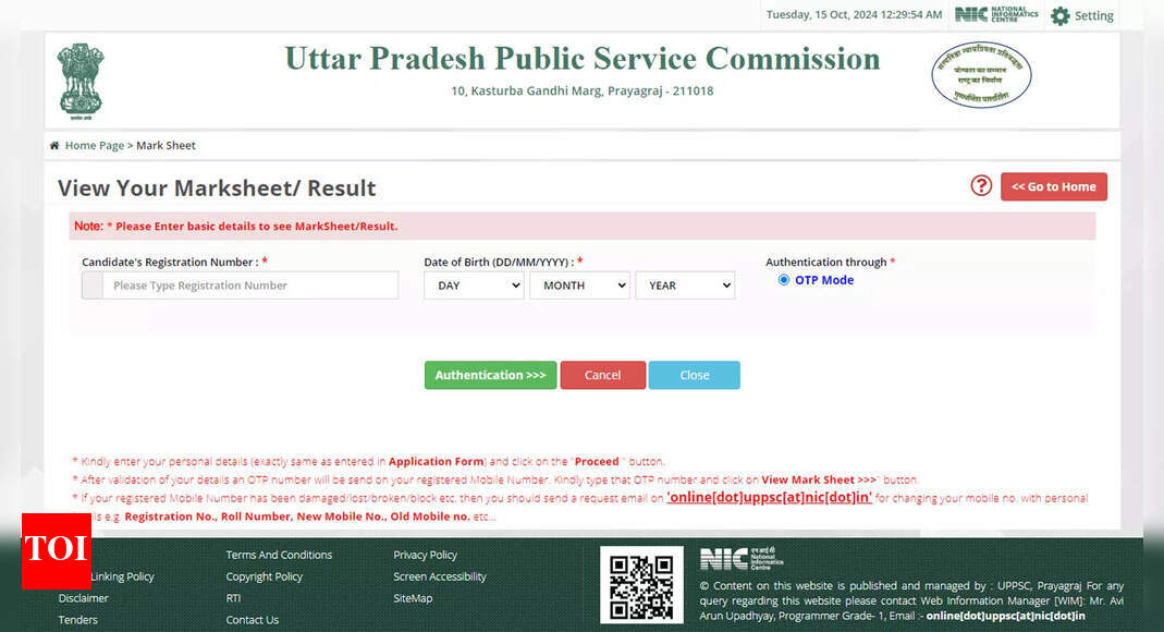 UPPSC APO 2022 Marksheet Released on uppsc.up.nic.in; Check Direct Link ...