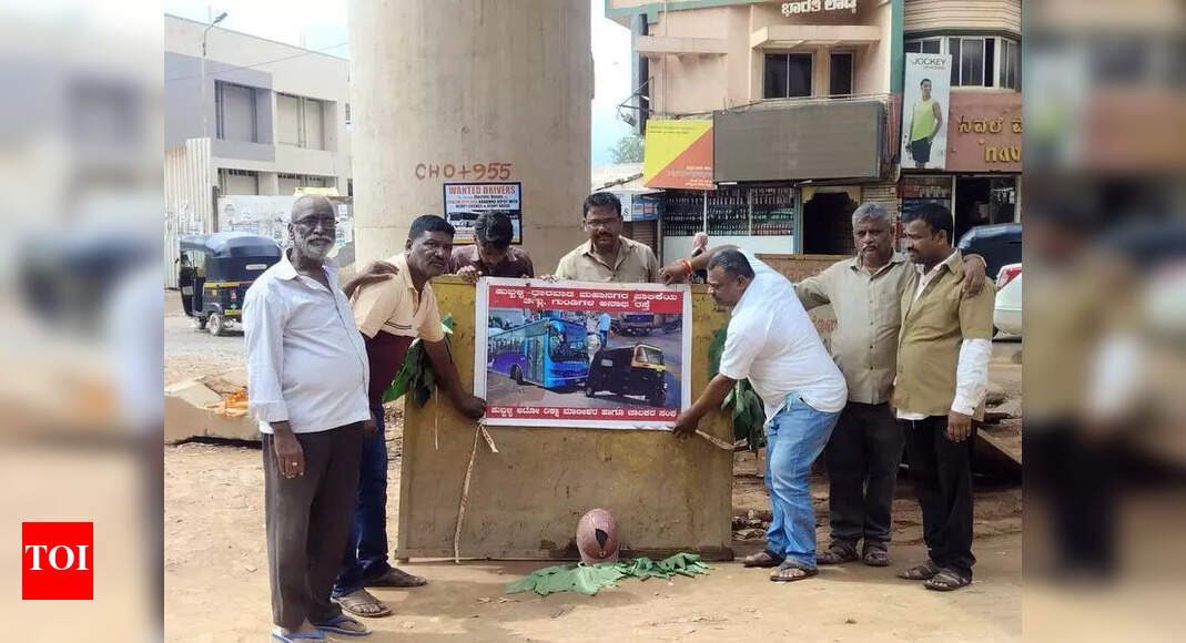 Orphan Road: Hubballi's ‘Orphan Road' Campaign: Auto Drivers Demand ...