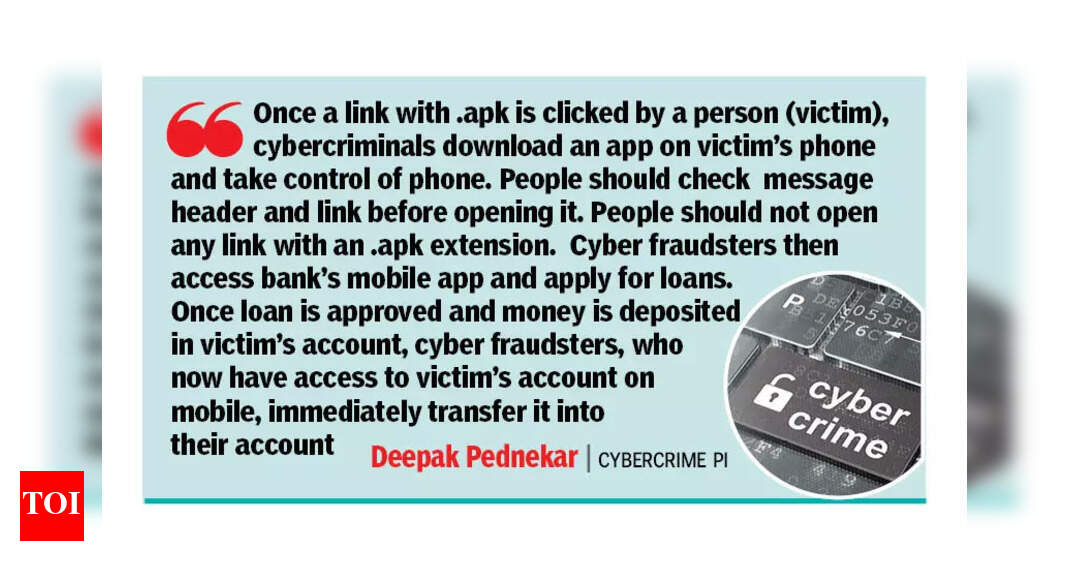 Now, cybercriminals hacking phones to get 'loans' | Goa News - Times of India