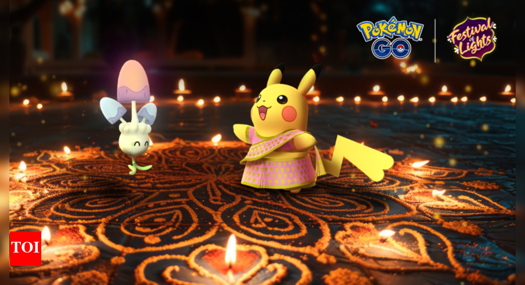 Pikachu dons saree for Festival of Lights in Pokémon GO - Times of India