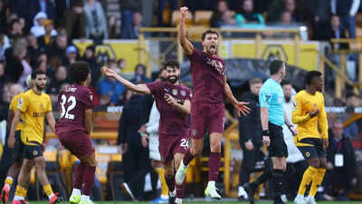 EPL: John Stones late show earns Manchester City win at Wolves ...