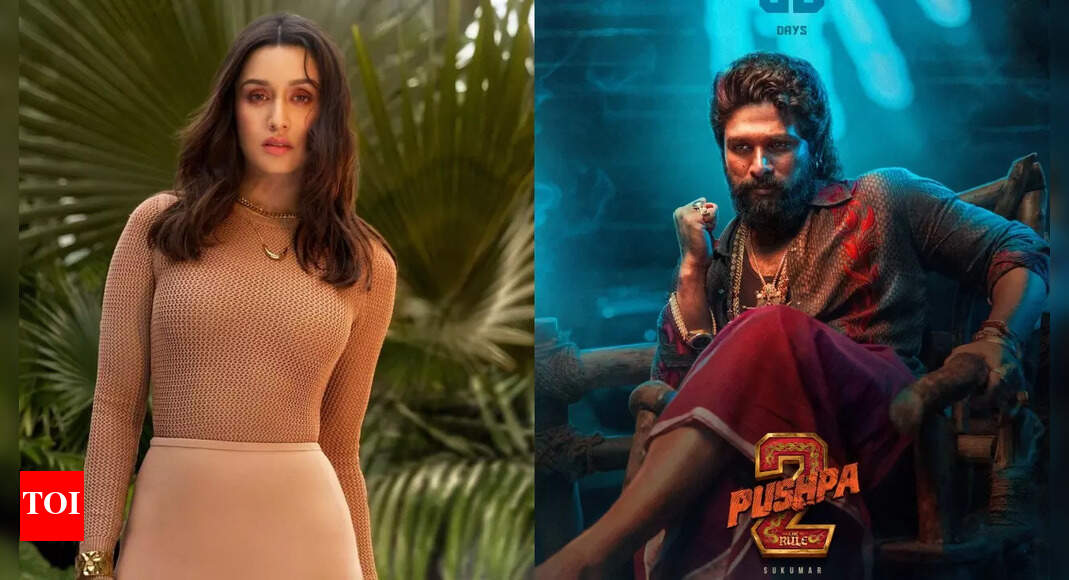 Pushpa 2: Shraddha Kapoor to shake a leg with Allu Arjun in a dance ...