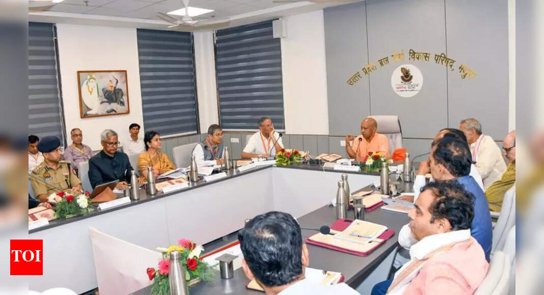 Yogi Adityanath: CM Yogi Adityanath Reviews Mathura Development and Law Enforcement Strategies ...