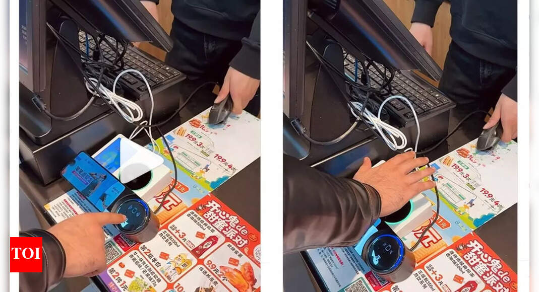 Pakistani content creator uses palm to complete grocery transaction in ...