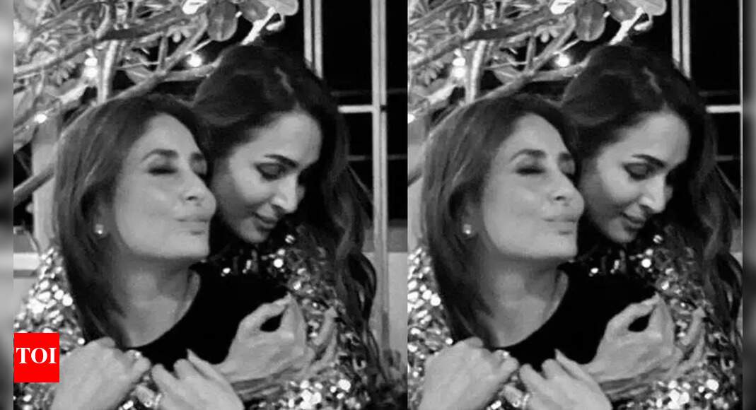 Malaika Arora hugs Kareena from behind on her 51st birthday | Hindi ...
