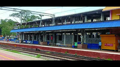 Curchorem-Sanvordem railway station revamp 54% through | Goa News ...