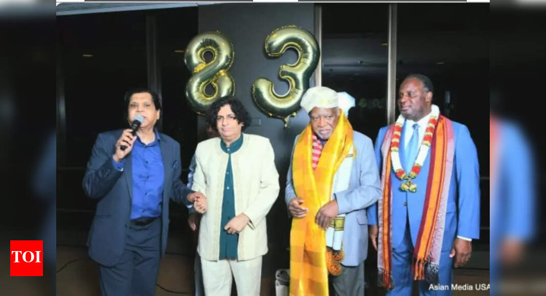 Noted singer-song writer Pandit Somesh Mathur returns home from ...