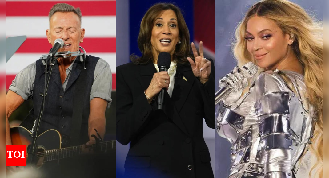 Song and dance: From Bruce Springsteen to Beyonce, Kamala taps into ...