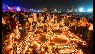 Deepotsav: Ayodhya's Deepotsav 2024: Eco-Friendly Fireworks, Music ...