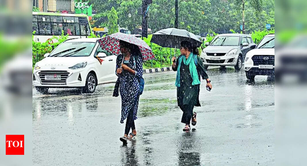 Residents Enjoy Unexpected Delight as Cyclone Dana Spares Bhubaneswar ...