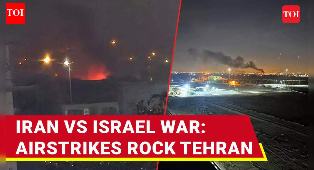 Israel 'Bombs' IRGC HQ In Tehran | Multiple Explosions Heard In Iran ...