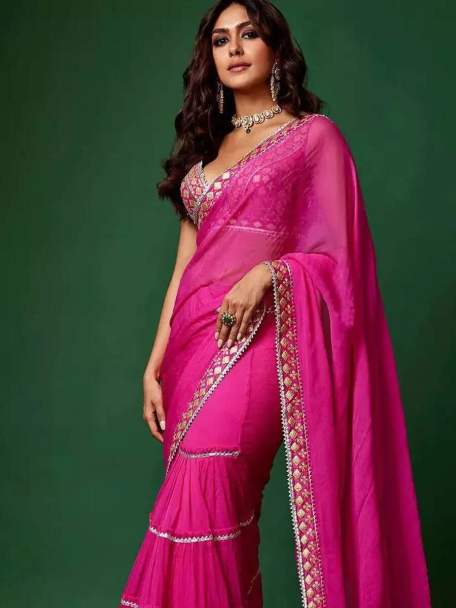 Mrunal Thakur’s ethnic outfits spark fresh Diwali fashion inspiration ...