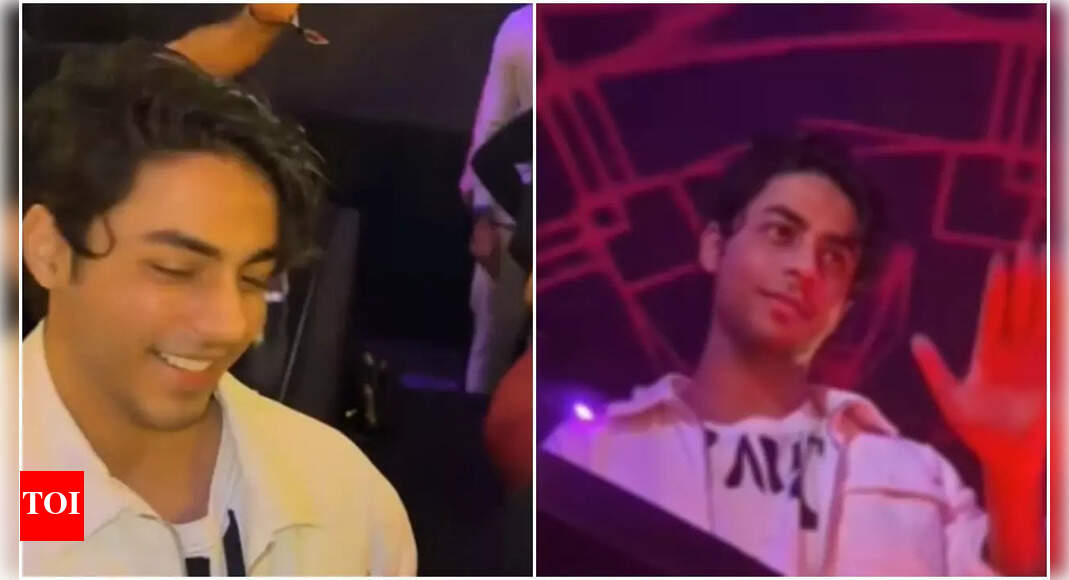 Aryan Khan's rare smile steals the show in viral Dubai party pics ...