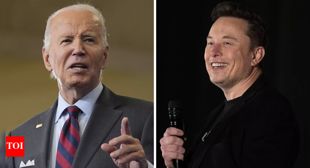 Biden takes aim at Musk over 'working illegally' in US; Tesla CEO ...