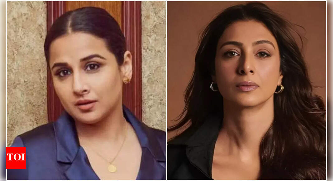 Vidya Balan hails Tabu’s effortless performance as Manjulika in 'Bhool ...