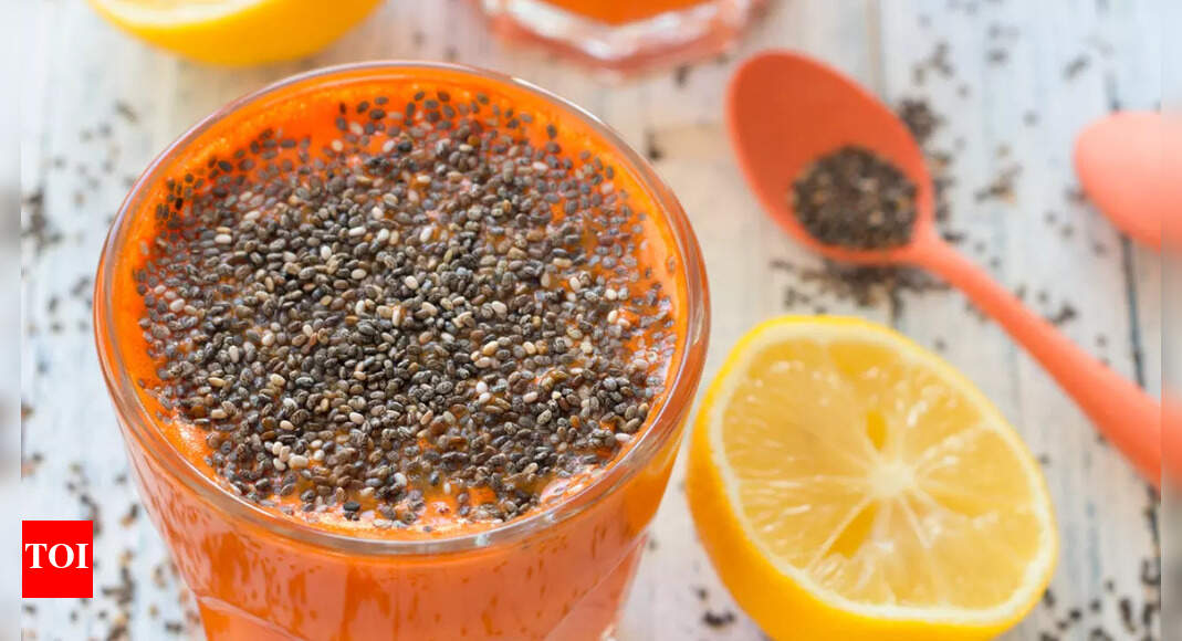 7 reasons to add chia seeds to turmeric water | - Times of India