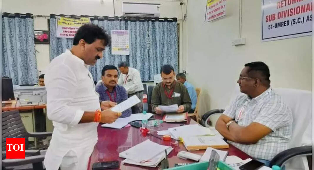 BJP: BJP's Sudhir Parve Faces Raju Parve in Umred Constituency Showdown ...