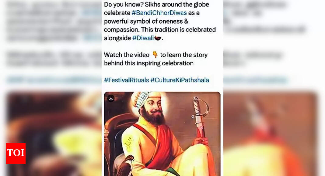 Bandi Chhor Diwas: Row Erupts Over Culture Ministry's Bandi Chhor Diwas ...