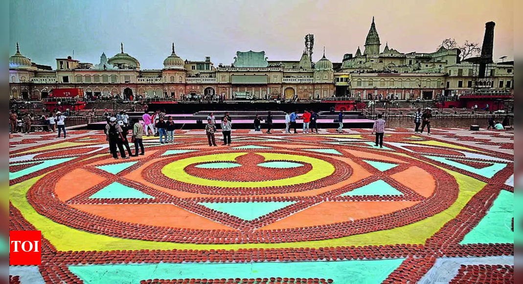 Ayodhya: Ayodhya's Diwali Spectacular: World Record Attempt with 28 ...