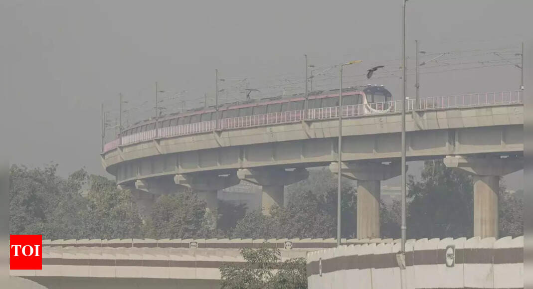 Air pollution level increases in Delhi, eight stations in red zone ...