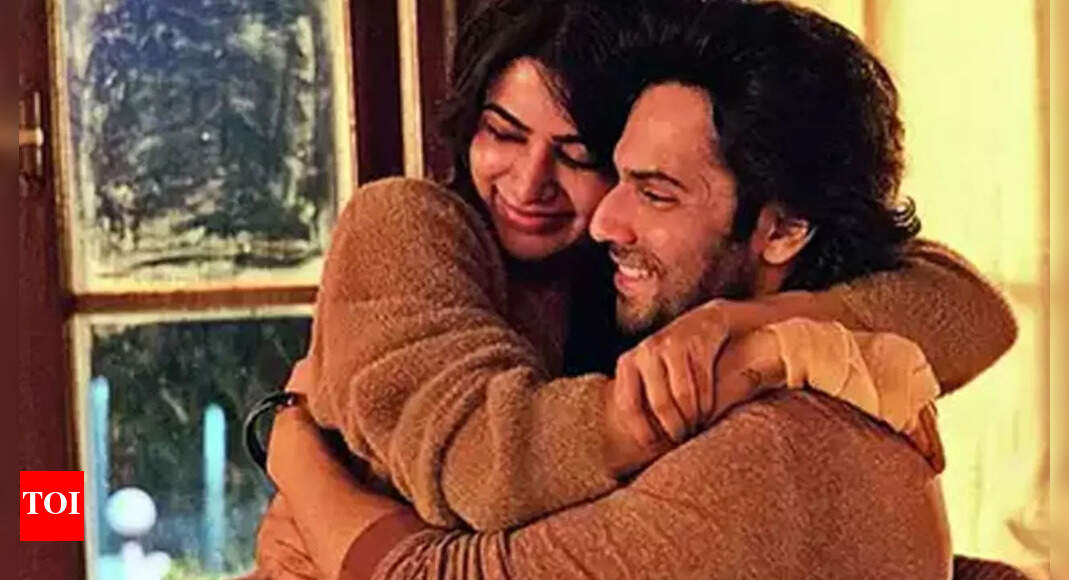 Samantha shares a warm hug with Varun | Hindi Movie News - Times of India