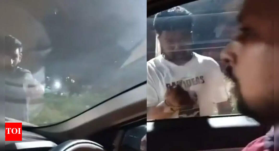 Bengaluru Road Rage: Road rage in Bengaluru? Man attacks family in car, hurts kid | Bengaluru ...