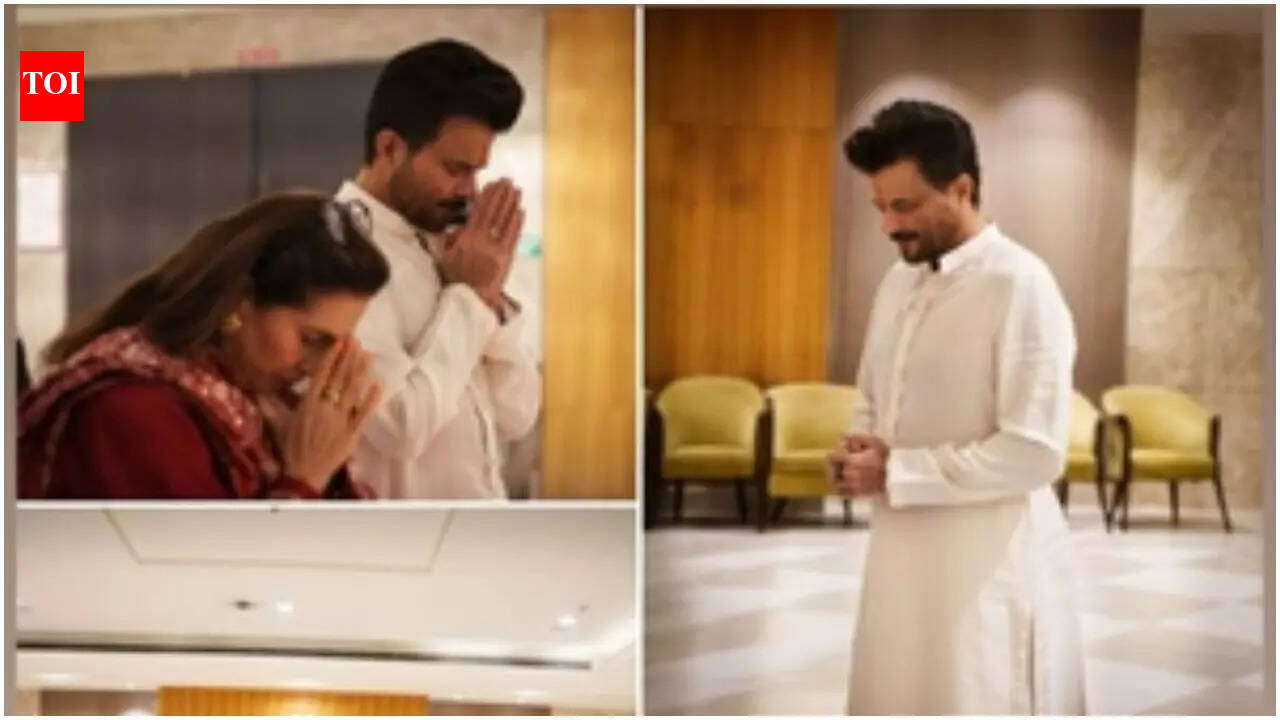 Anil Kapoor shares glimpse from Laxmi Puja with 'Subedaar' team | Hindi ...