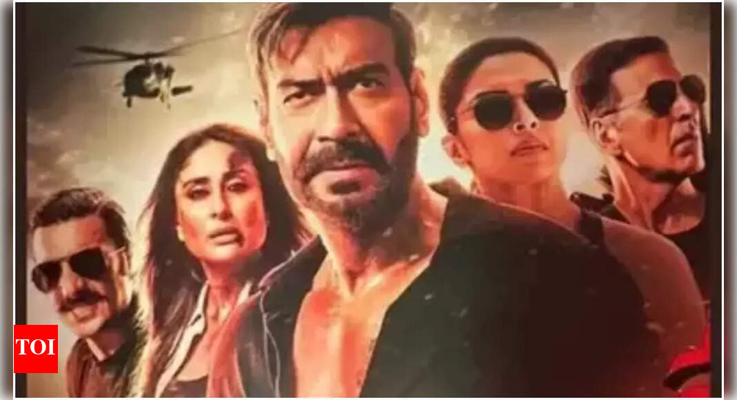 'Singham Again' world wide box office Day 2: Ajay Devgn's film crosses ...