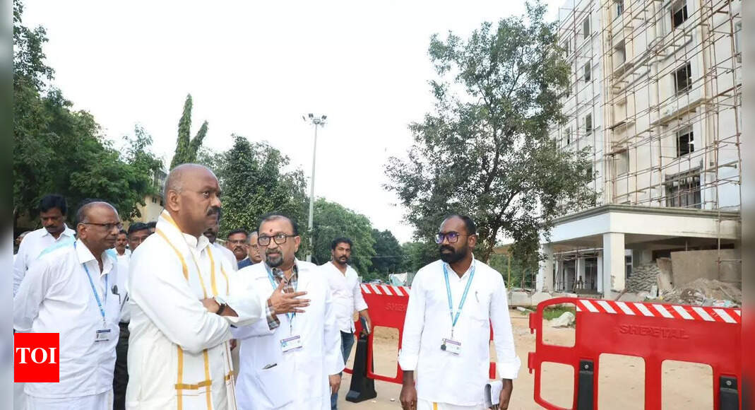 TTD EO directs engineering dept to speed up construction works at SVIMS ...