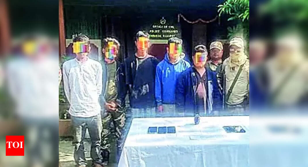 Manipur Police Capture Six Militants Linked to Extortion and Abduction ...
