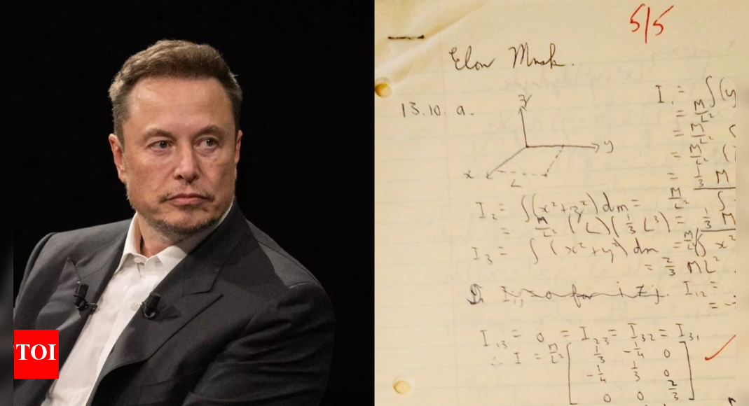 Tesla CEO Elon Musk’s college physics homework goes viral: “There are ...