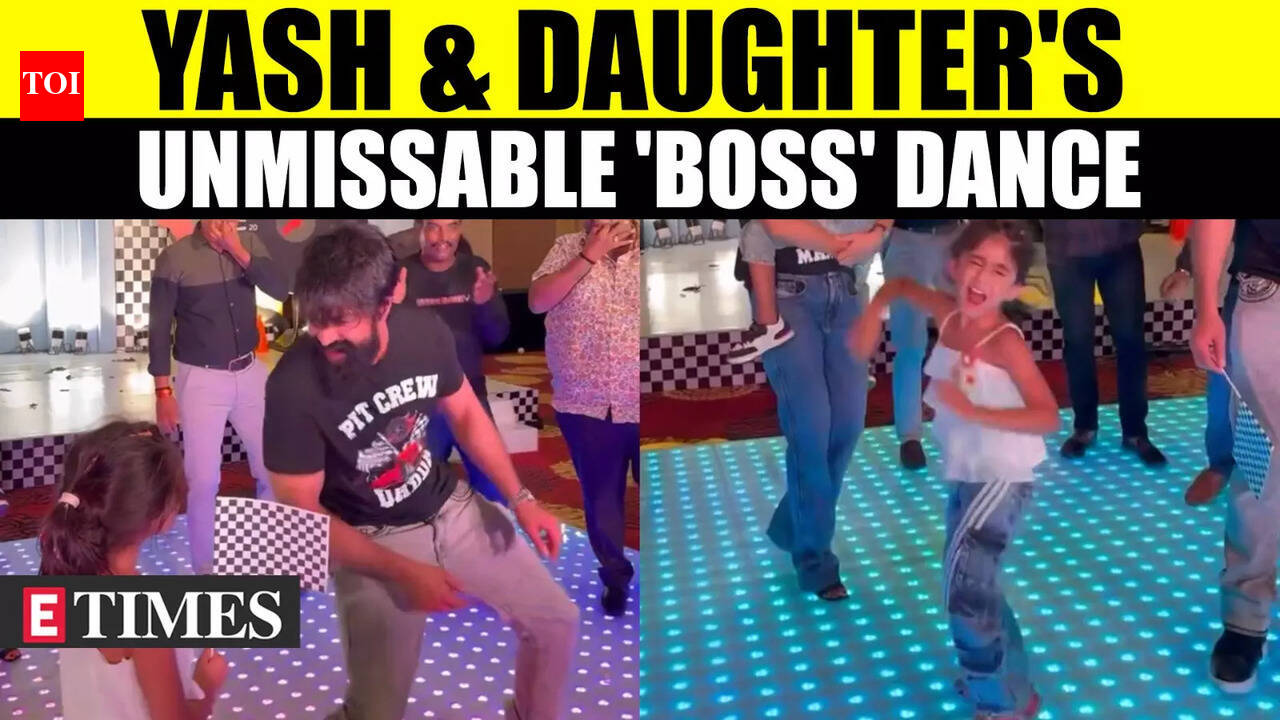 Yash's Adorable Dance With Daughter Ayra Is Too Cute To Miss
